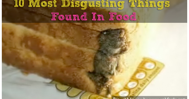 Most Disgusting Things Ever Found In Food. - Unbelievable Facts